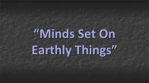 MINDING EARTHLY THINGS | The Little Book of Providence